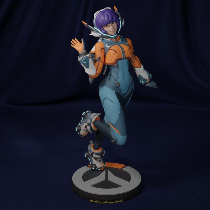 3D Printable Best ass Space girl in many variations by FunserviceSTL
