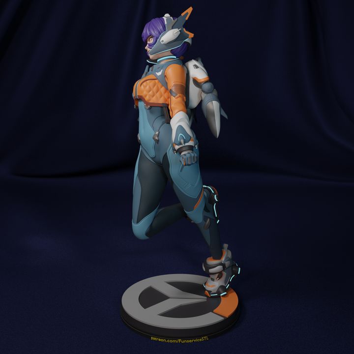 3D Printable Best ass Space girl in many variations by FunserviceSTL