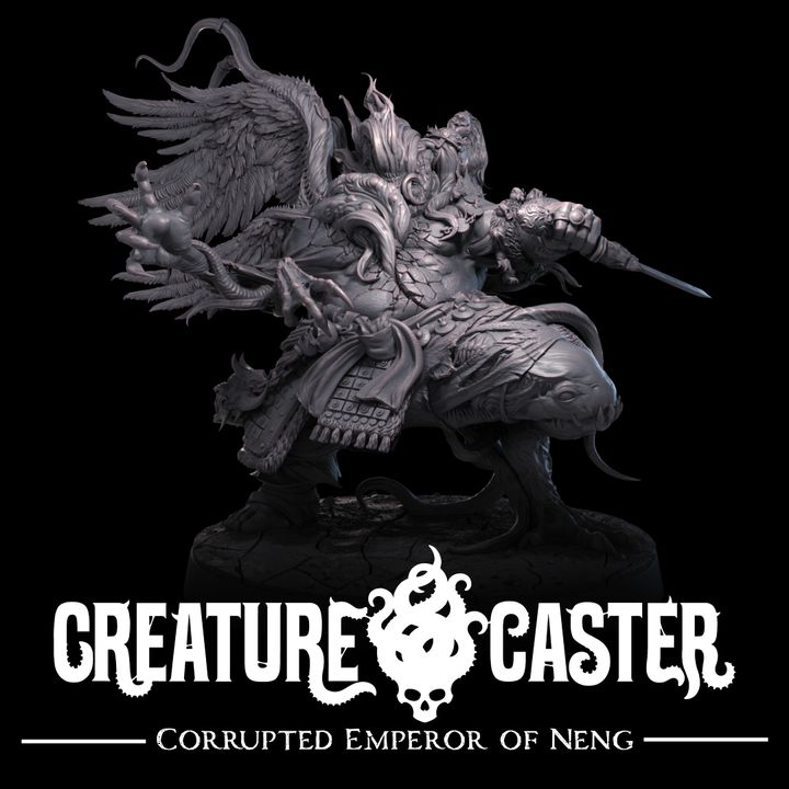 3D Printable Corrupted Emperor by Creature Caster