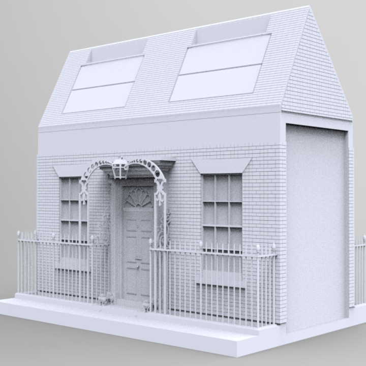3D Printable No. 10 Downing Street - Prime Minister House by Arif Sethi