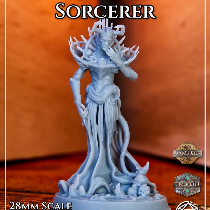 3D Printable Demonic Sorcerer by M3DM