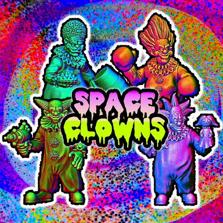 3D Printable Space Clowns (multipart!) by Red Nebular