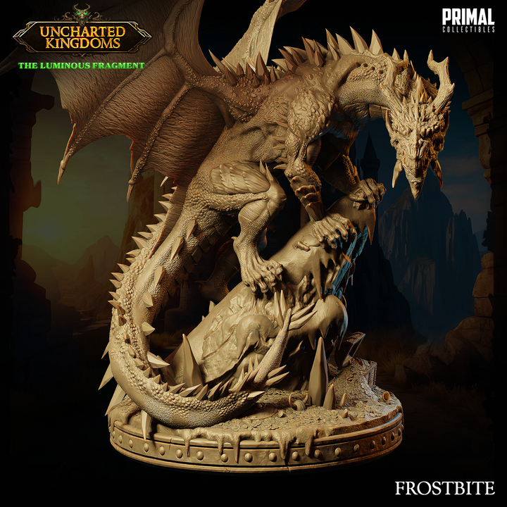 3D Printable 3 miniatures - 32mm - Dragons Bundle - Uncharted Kingdom ...
