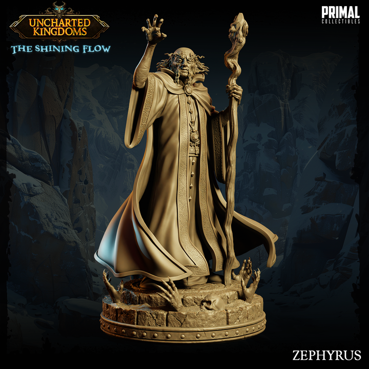 3D Printable 4 miniatures - 32mm - Wizards Bundle - Uncharted Kingdom ...