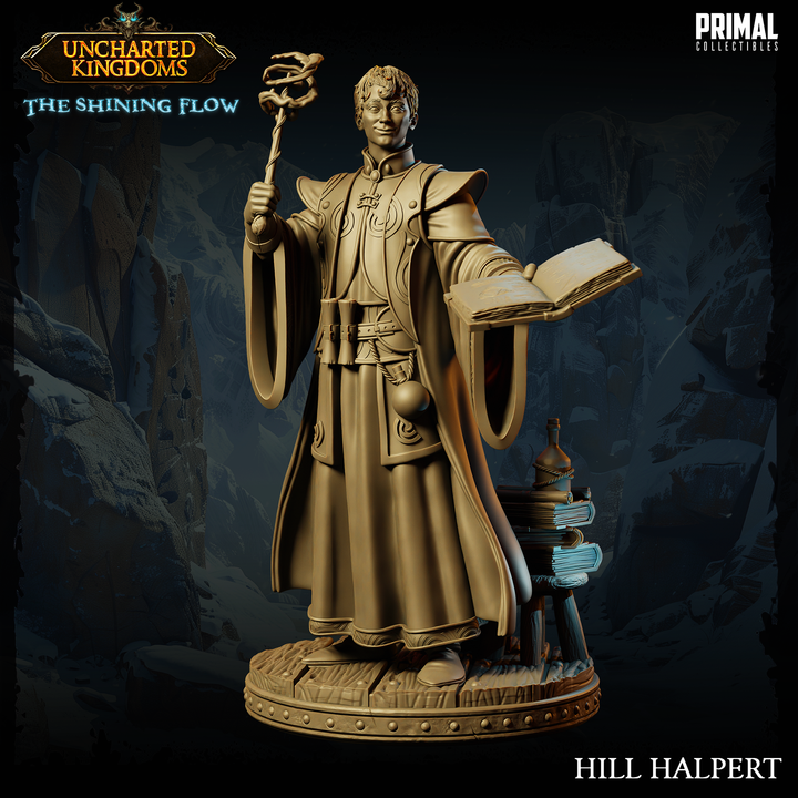 3D Printable 4 miniatures - 32mm - Wizards Bundle - Uncharted Kingdom ...