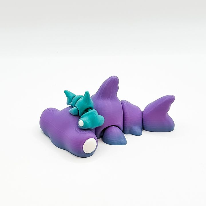 3D Printable M3D - Baby Hammerhead Shark by Meliora3D