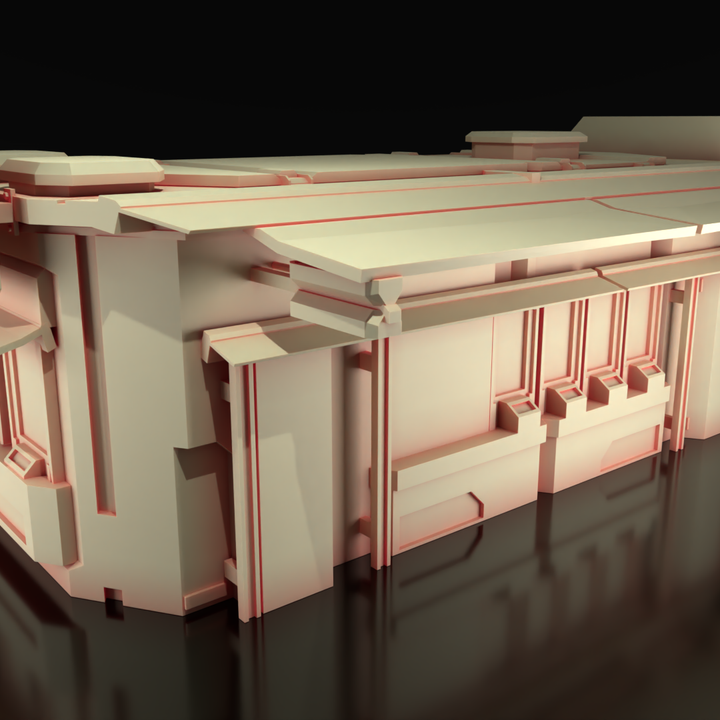 Download Cyberpunk Building - bounty collection Da The Miniature ...