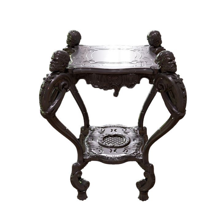 3D Printable Teapoy Table 3D Model for Cnc and 3DPrint by hadi halimi