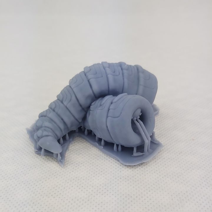 3D Printable Caterpillar Worm by Sculpting George