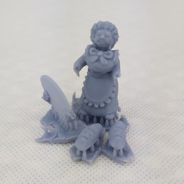 3D Printable Baker by Sculpting George