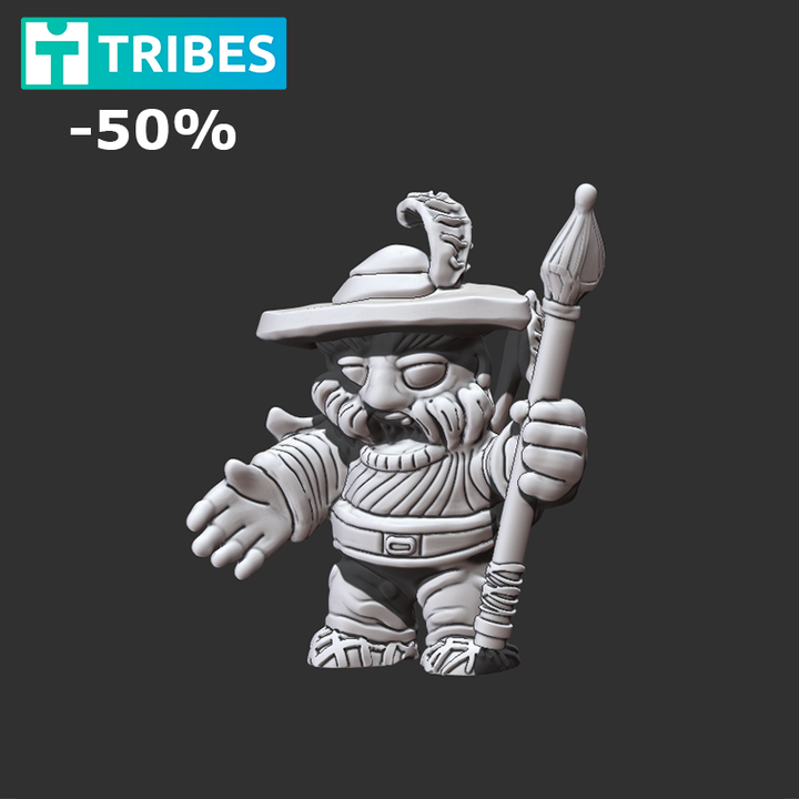 3D Printable Village Hunter by Sculpting George