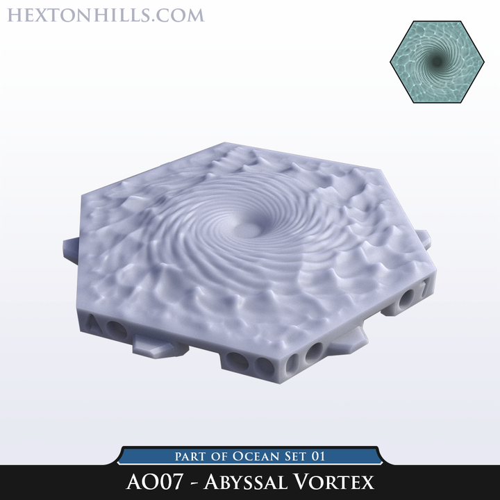 3D Printable Abyssal Vortex - AO07 by Hexton Hills