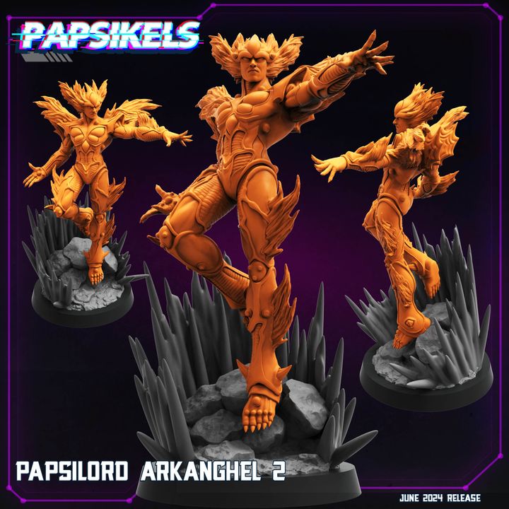 3D Printable PAPSILORD ARKANGHEL by PAPSIKELS MINIATURES
