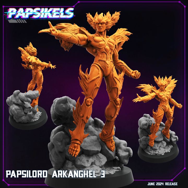 3D Printable PAPSILORD ARKANGHEL by PAPSIKELS MINIATURES