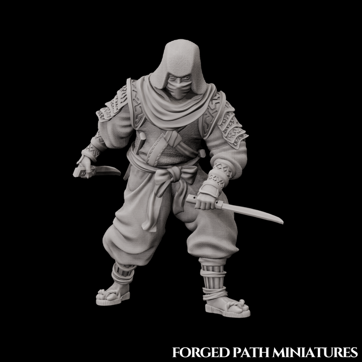 3D Printable Japanese Ronin Ninja – 5 Dual-Sword Assassins | Bushido ...