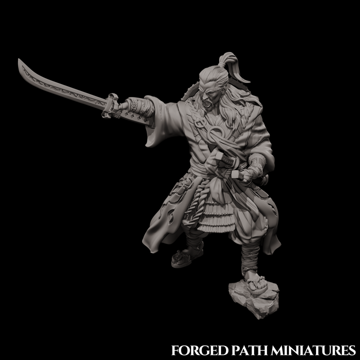 3D Printable Japanese Ronin Hero – Dynamic Samurai Commander | Bushido ...