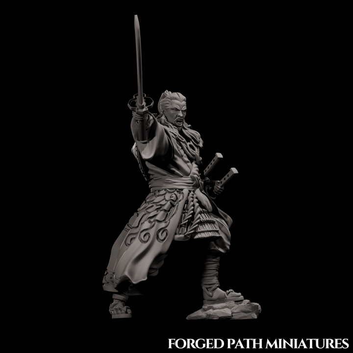 3D Printable Japanese Ronin Hero – Dynamic Samurai Commander | Bushido ...