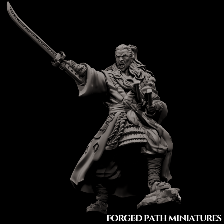 3D Printable Japanese Ronin Hero – Dynamic Samurai Commander | Bushido ...