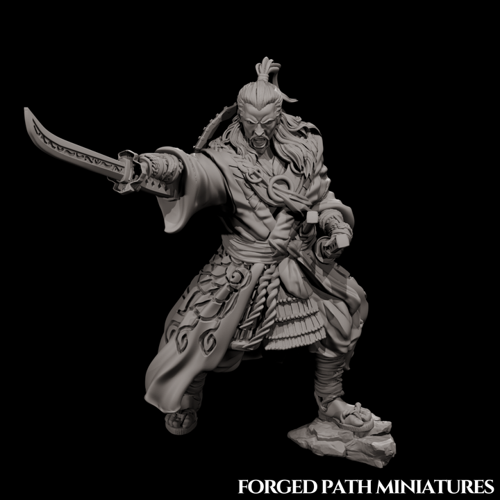 3D Printable Japanese Ronin Hero – Dynamic Samurai Commander | Bushido ...