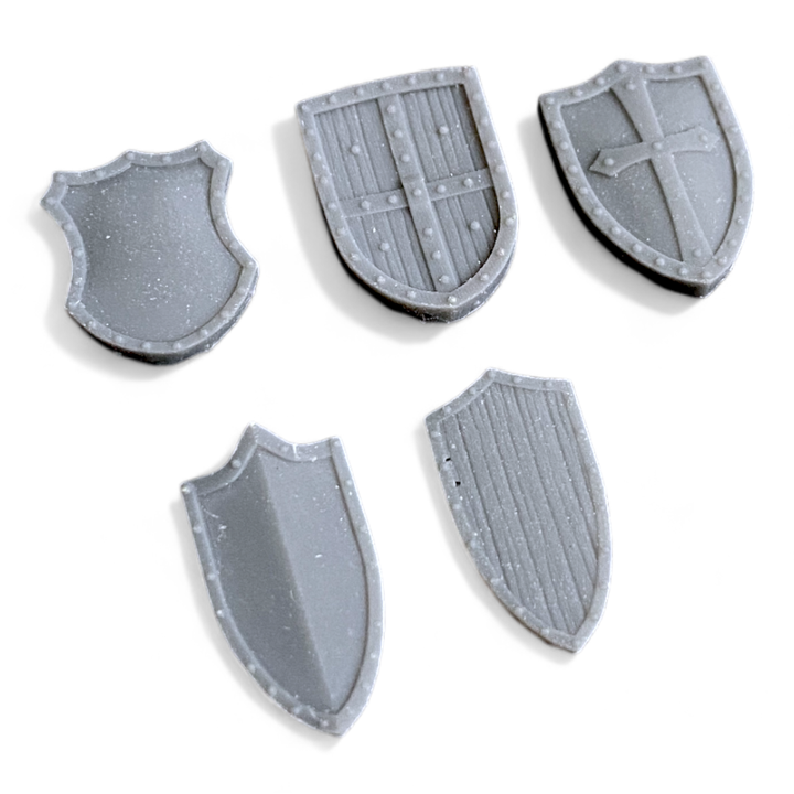 3D Printable Decorative Shields by Tiny Furniture
