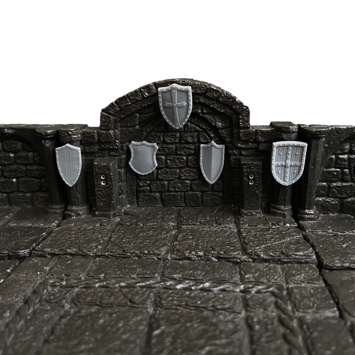 3D Printable Decorative Shields by Tiny Furniture