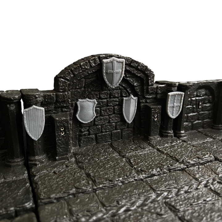 3D Printable Decorative Shields by Tiny Furniture