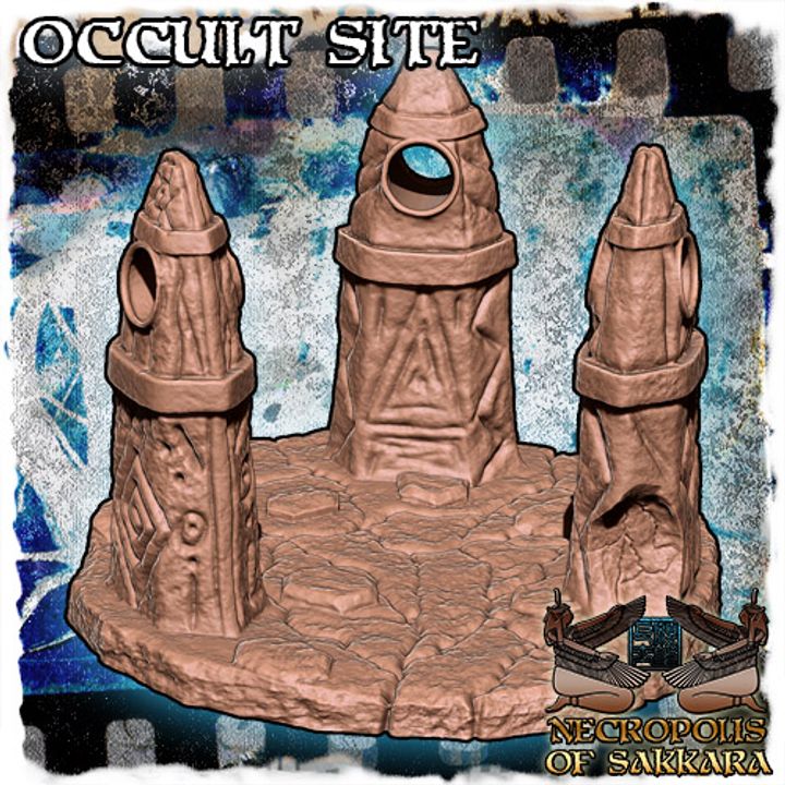3D Printable Occult Fantasy Site by Pharaoh's Workshop