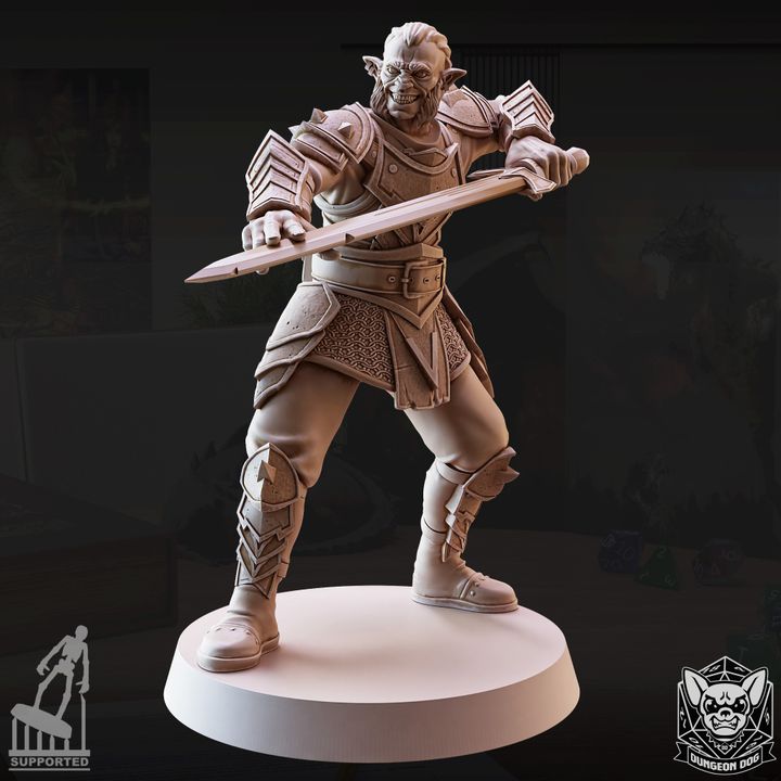 3D Printable Hobgoblin Pack by Dungeon Dog