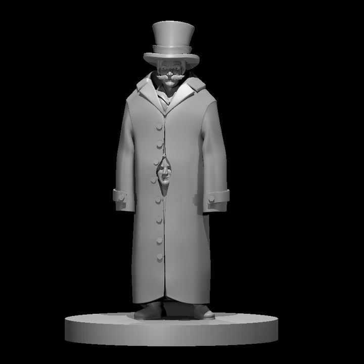 3D Printable Whole-ling - aka Two Halflings in a Trenchcoat by Miguel ...