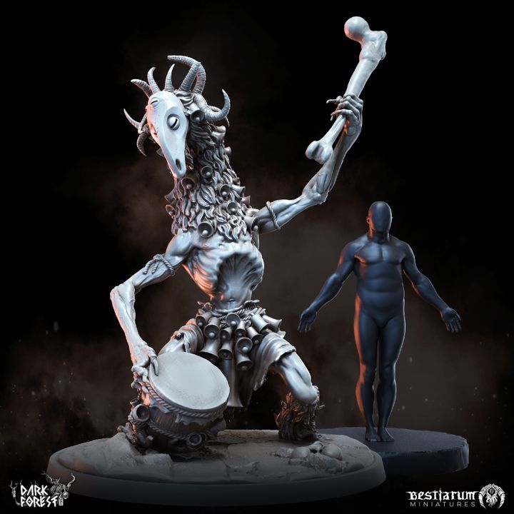 3D Printable Totemic Celebrants x2 | Children of Baphomet | Beastmen by ...