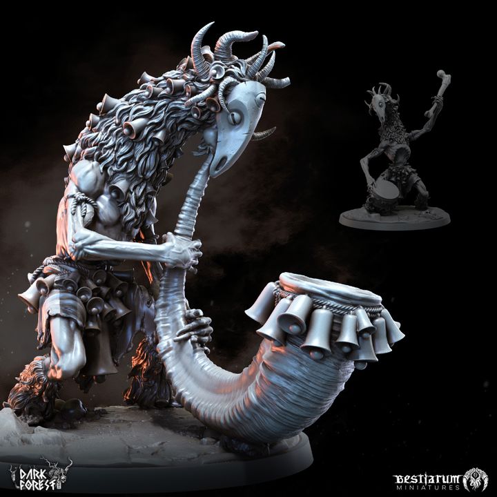 3D Printable Totemic Celebrants x2 | Children of Baphomet | Beastmen by ...