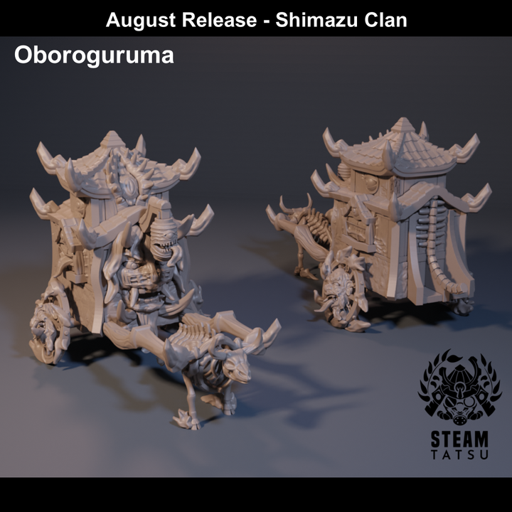 3D Printable Oboroguruma by Steam Tatsu