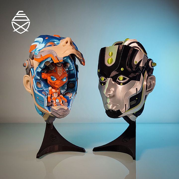 3D Printable ALIENBOT by PipeCox