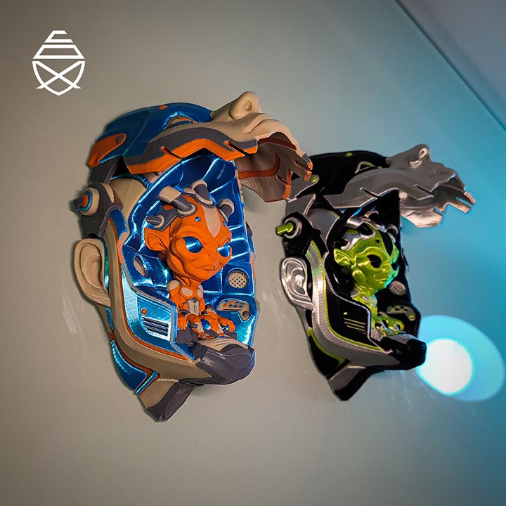 3D Printable ALIENBOT by PipeCox