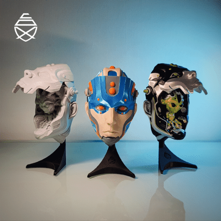 3D Printable ALIENBOT by PipeCox