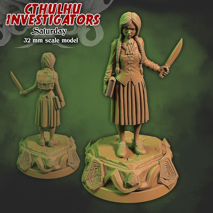 3D Printable Cthulhu Investigators vol2 - Full Set by Sculptorium of ...