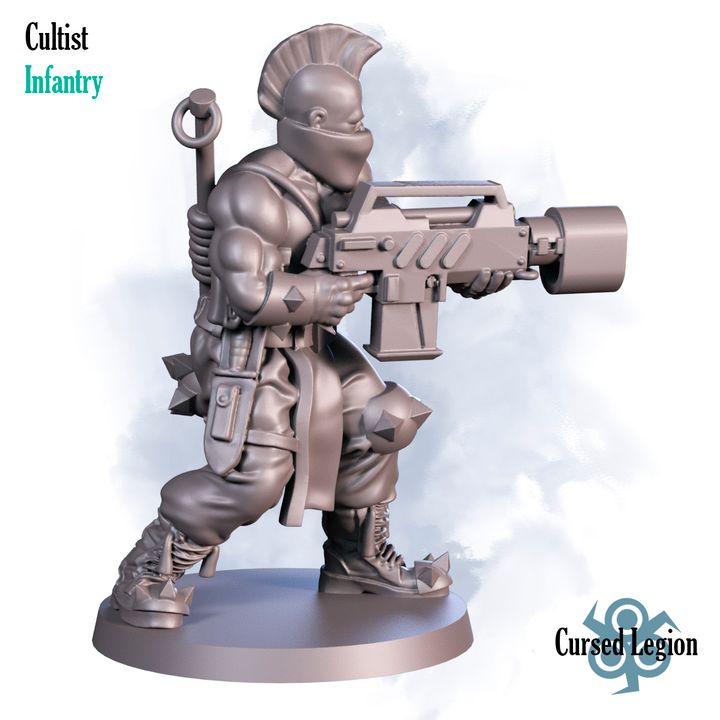 3D Printable Cultist by Sergeant Hammer