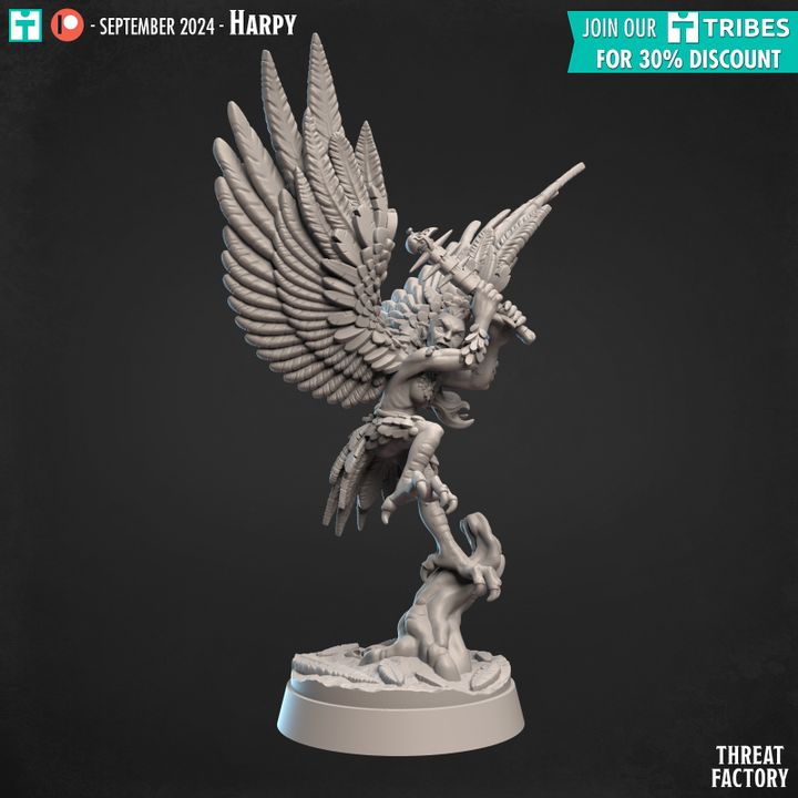 3D Printable Harpy C by Threat Factory