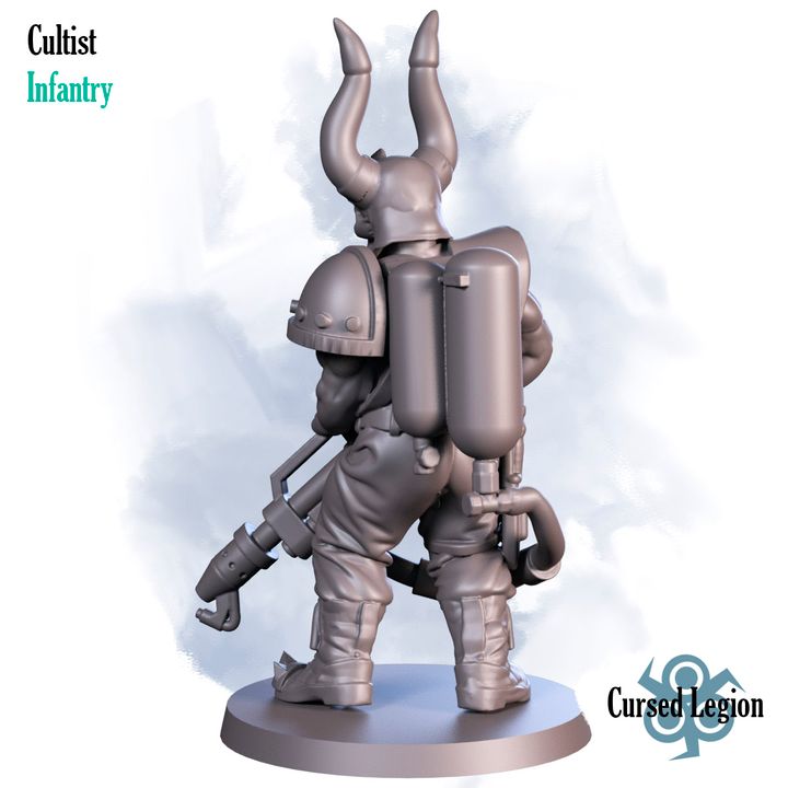 3D Printable Cultist by Sergeant Hammer