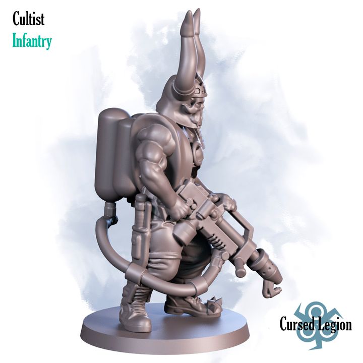 3D Printable Cultist by Sergeant Hammer