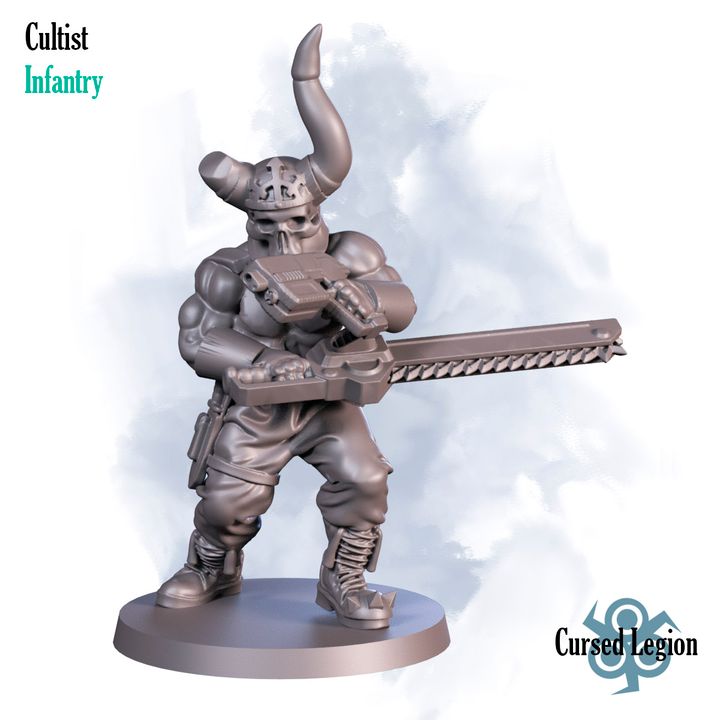 3D Printable Cultist by Sergeant Hammer