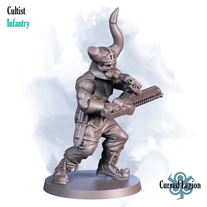 3D Printable Cultist by Sergeant Hammer