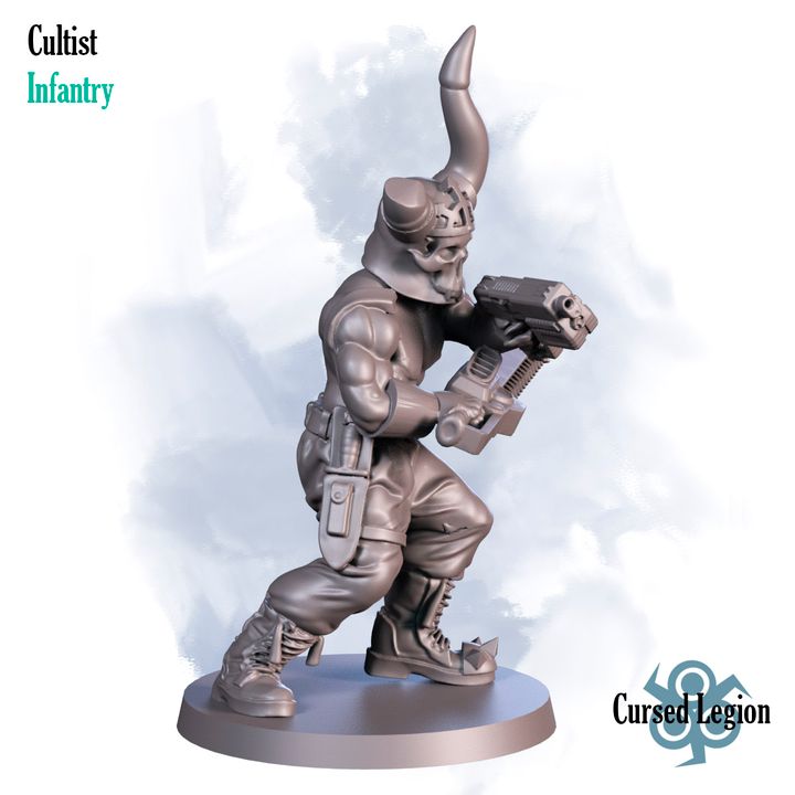 3D Printable Cultist by Sergeant Hammer