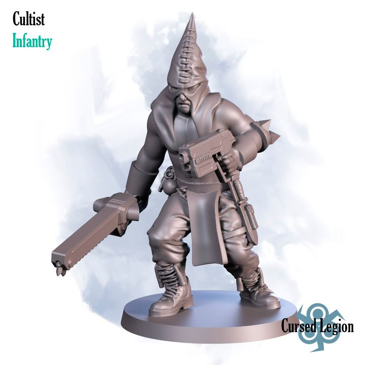 3D Printable Cultist by Sergeant Hammer