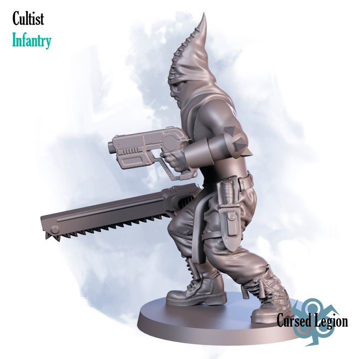 3D Printable Cultist by Sergeant Hammer