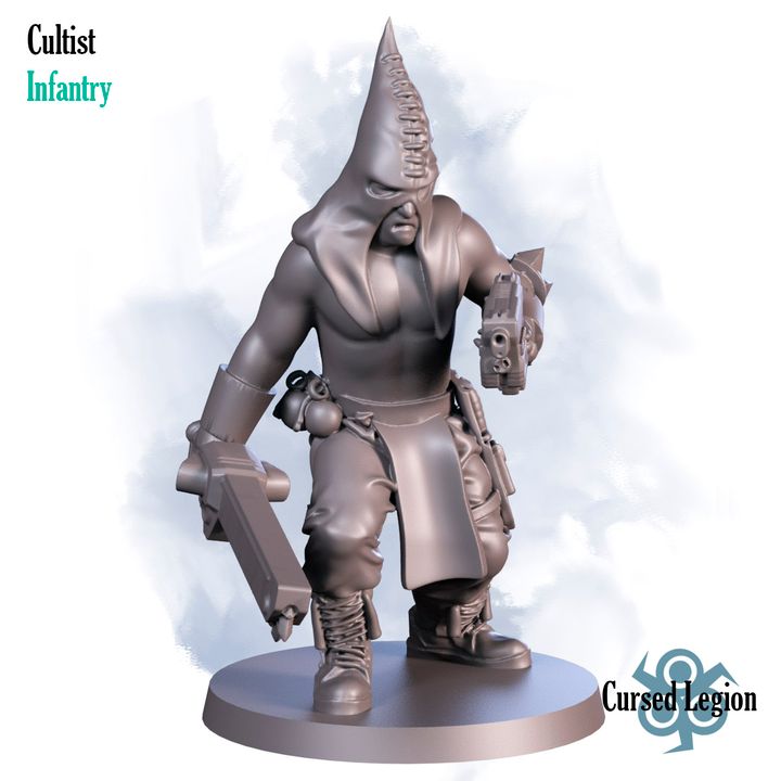3D Printable Cultist by Sergeant Hammer