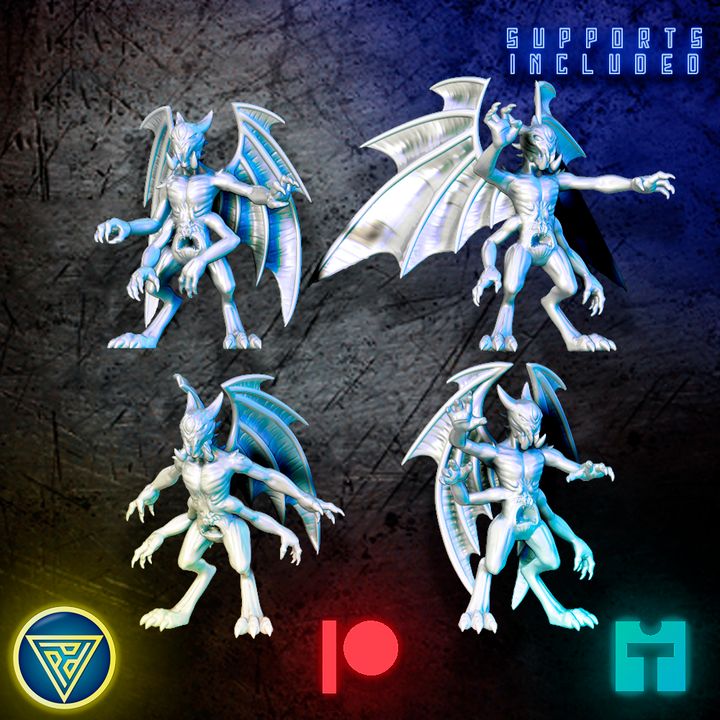 3D Printable Evil Eye Colossi Set by Print Paint Play