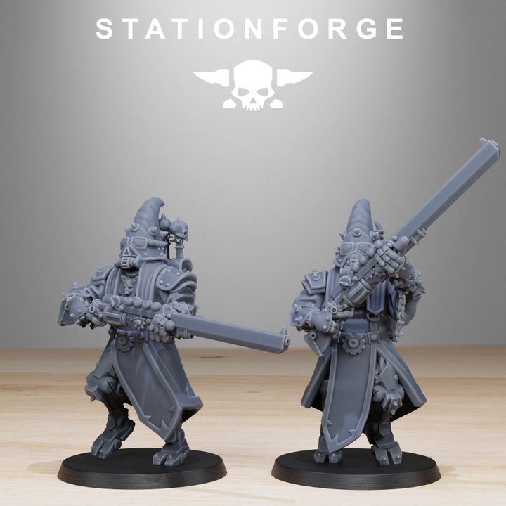 3D Printable Scavenger Hooded Cultists by Station Forge