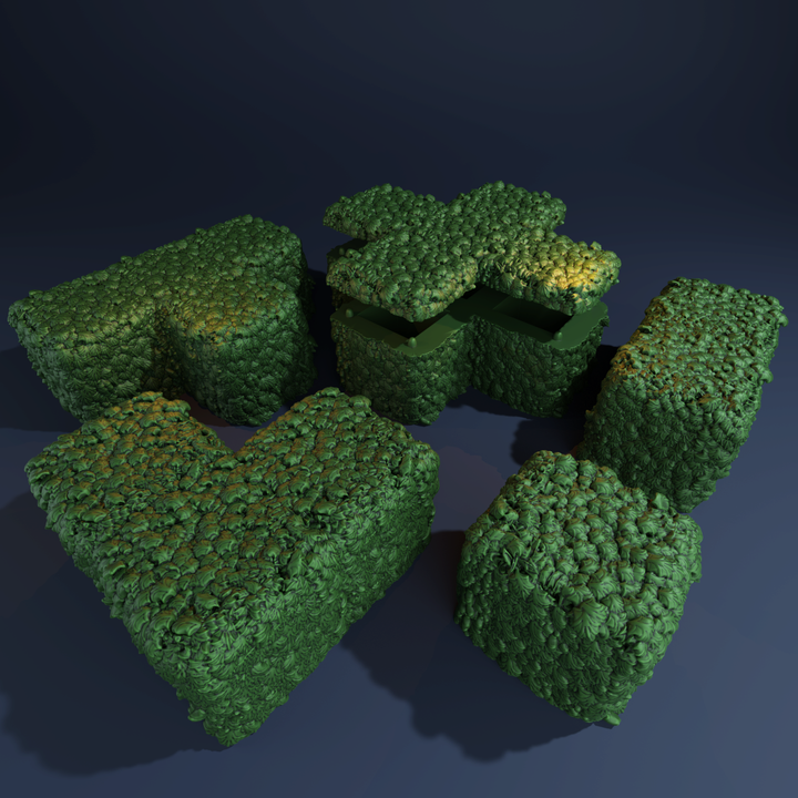 3D Printable Hedges and Tunnels by Krakulu