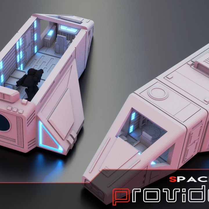 3D Printable Providence - Modular Space Station by Project Mobius